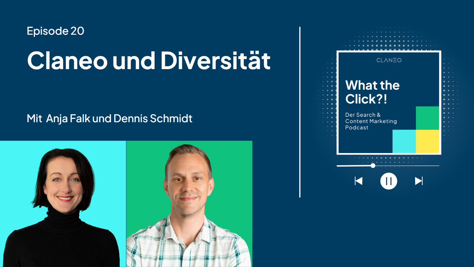 Folge #20 Einblicke in unsere Kultur: Claneo & Diversität mit Anja Falk & Dennis Schmidt | Claneo